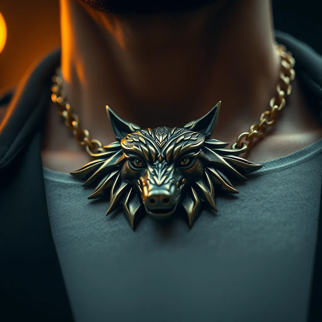 Wolf Necklaces for Men: Strength and Style
