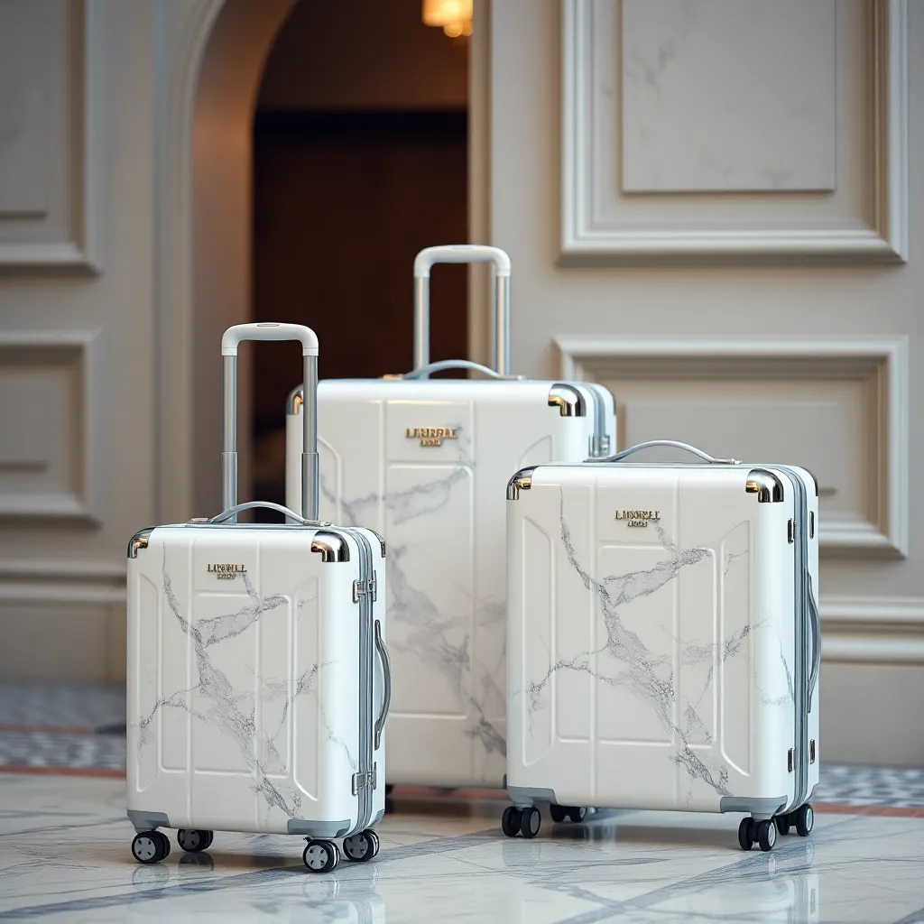 The Allure of Marble Luggage: Style Meets Functionality