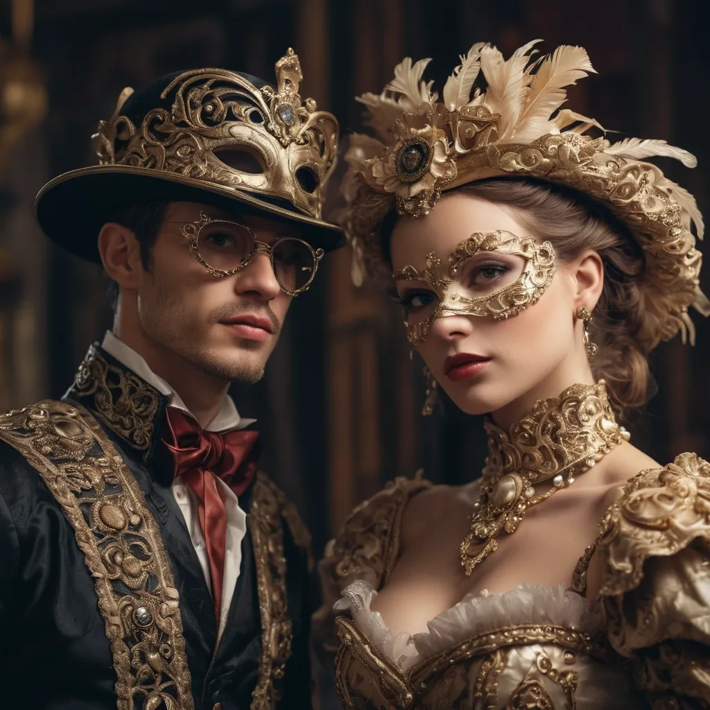 Masquerade Couples Costumes: Elegant Pairing Ideas