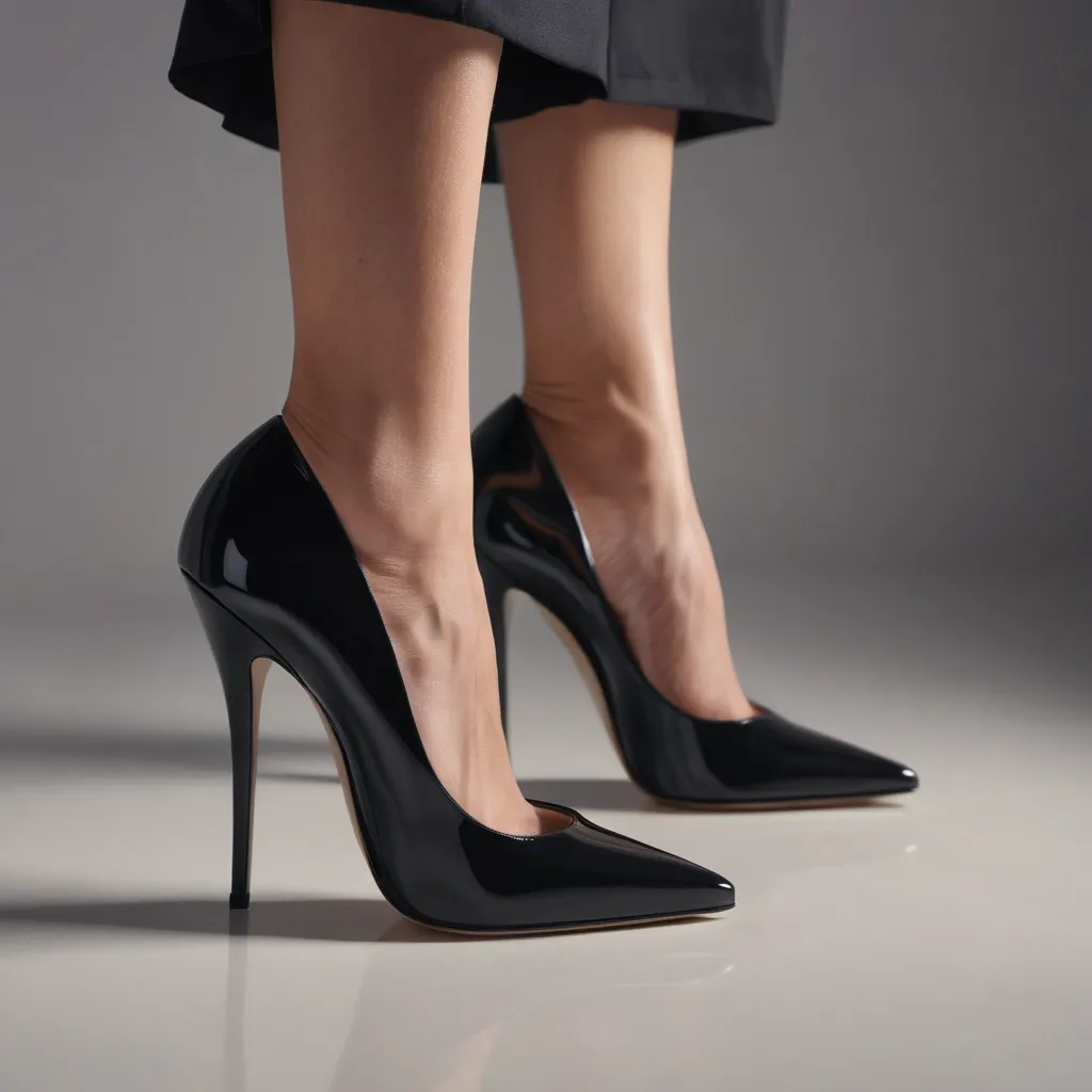 The Essence of Black Mid Heels in Fashion